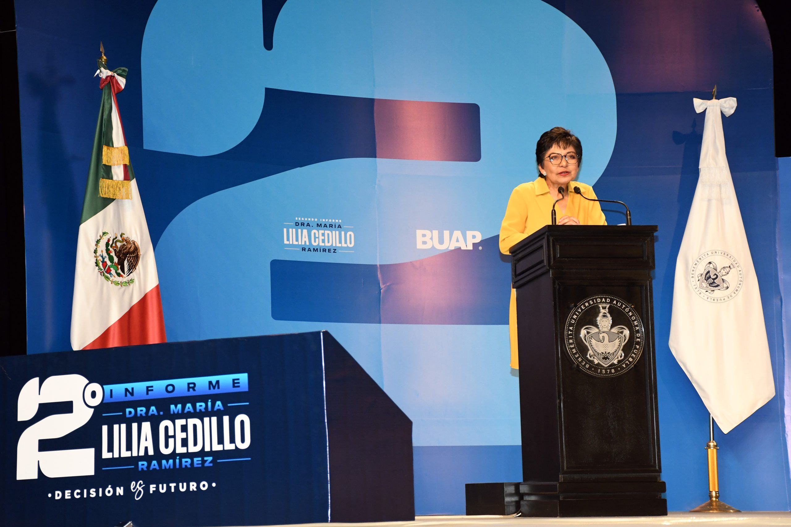 Rinde Segundo Informe de Labores la Rectora María Lilia Cedillo Ramírez ...